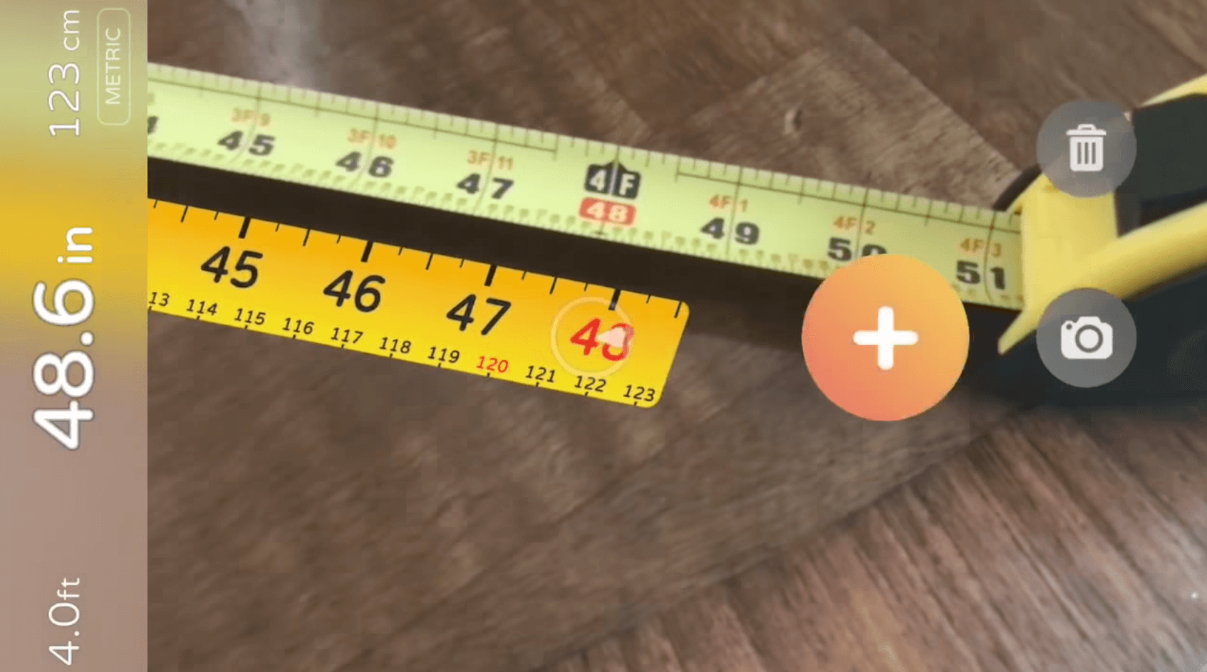 AppleのARKitを使用してARで巻尺を再現した測定アプリ「AR Measure」が登場 | Seamless